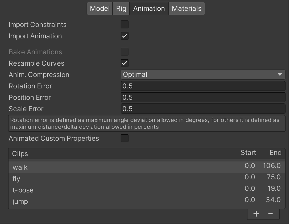 Exporting Character from Blender to Unity