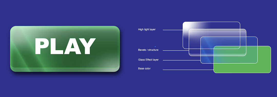 Glass Button Design in Adobe Illustrator
