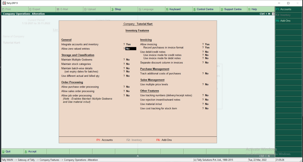 How to use Tally.ERP 9: Part 2 [TUTORIAL] - Yarsa DevBlog