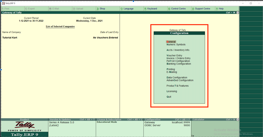 How to use Tally.ERP 9: Part 2 [TUTORIAL] - Yarsa DevBlog