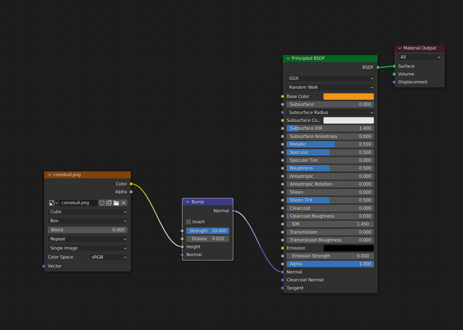 Create Coin Engraving with Bump Nodes in Blender