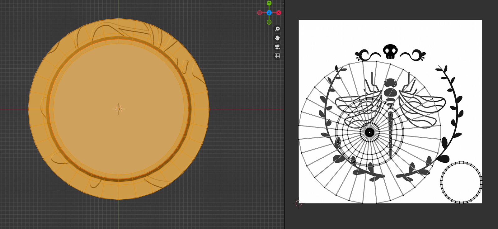 Create Coin Engraving with Bump Nodes in Blender