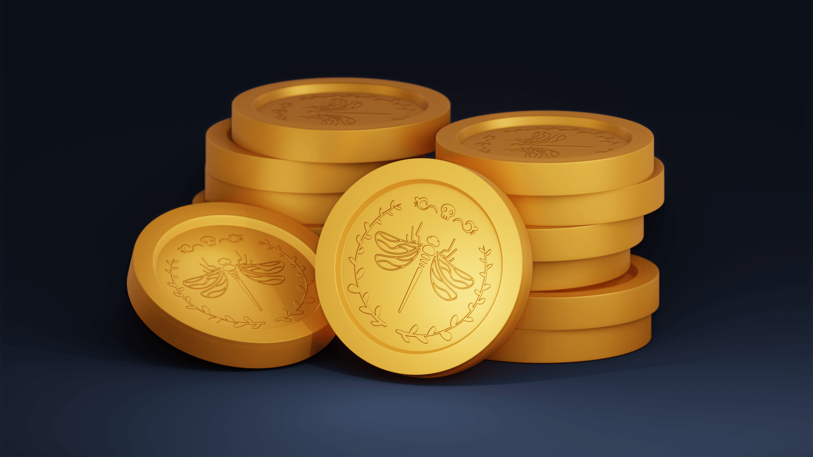 Create Coin Engraving with Bump Nodes in Blender