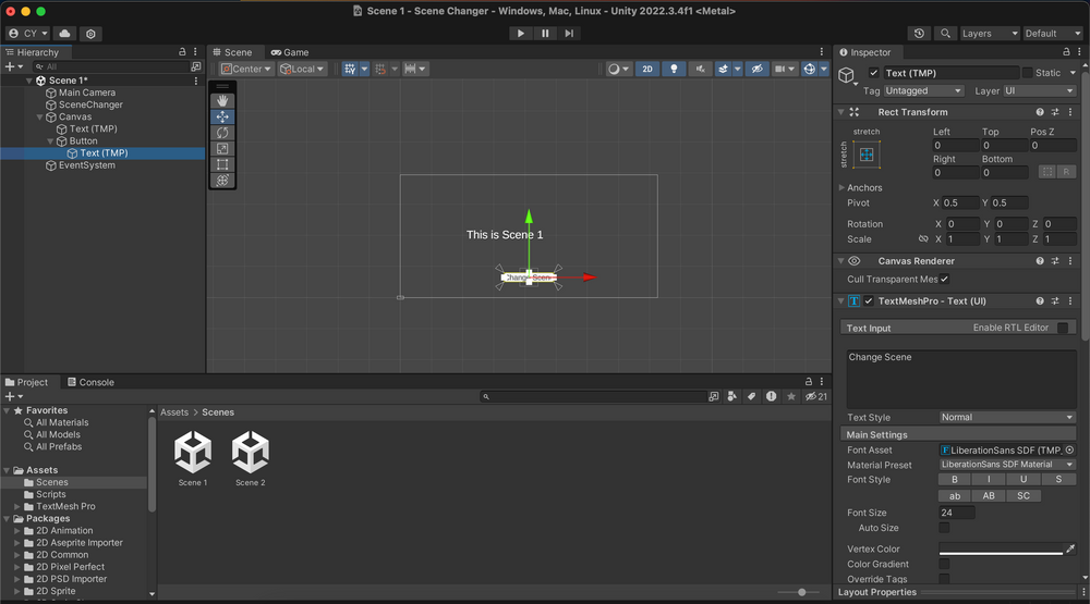 Creating a Basic Scene Manager in Unity - Yarsa DevBlog