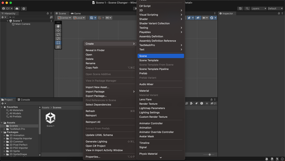 Creating a Basic Scene Manager in Unity - Yarsa DevBlog