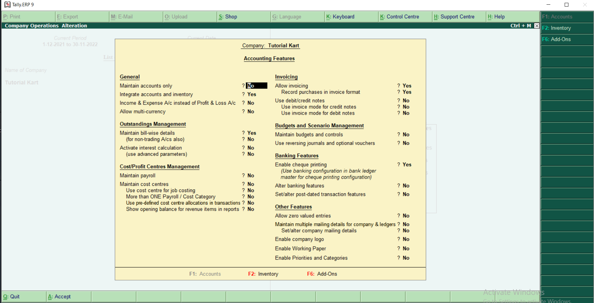 How to use Tally.ERP 9: Part 2 [TUTORIAL] - Yarsa DevBlog