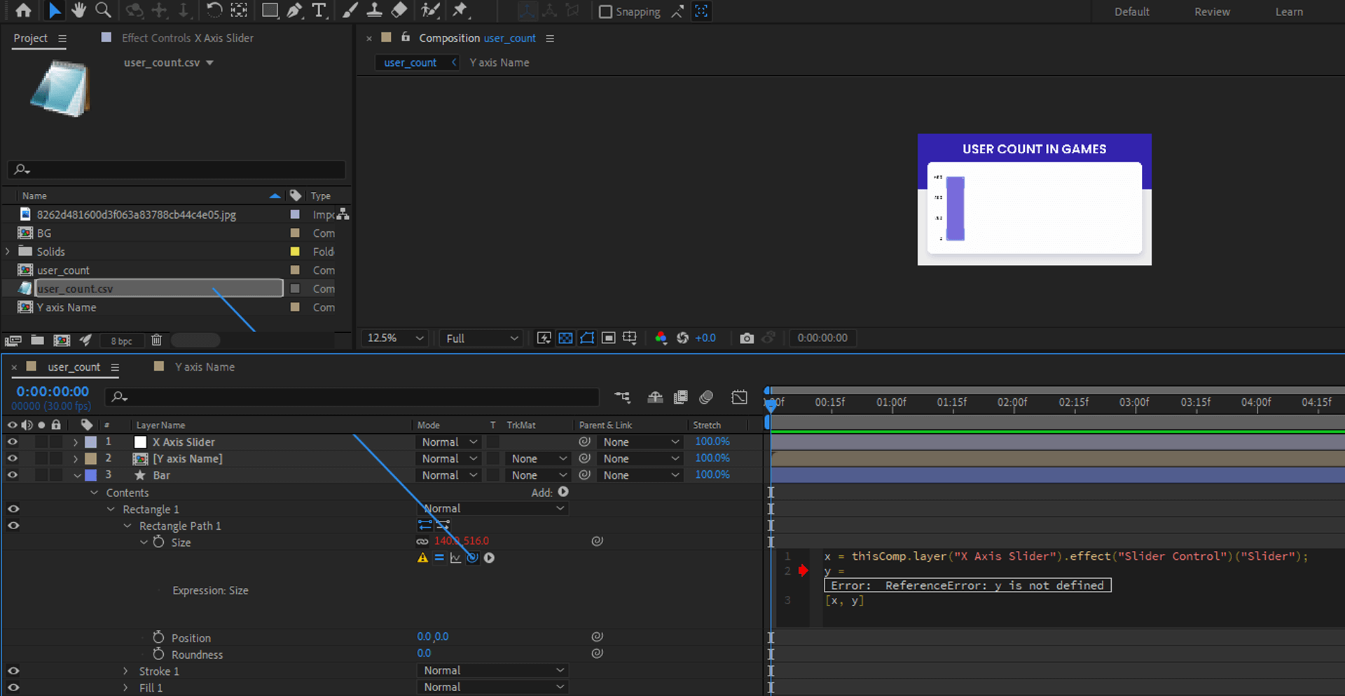 Animating Bar Graph with CSV Driven Data in After Effects - Yarsa DevBlog