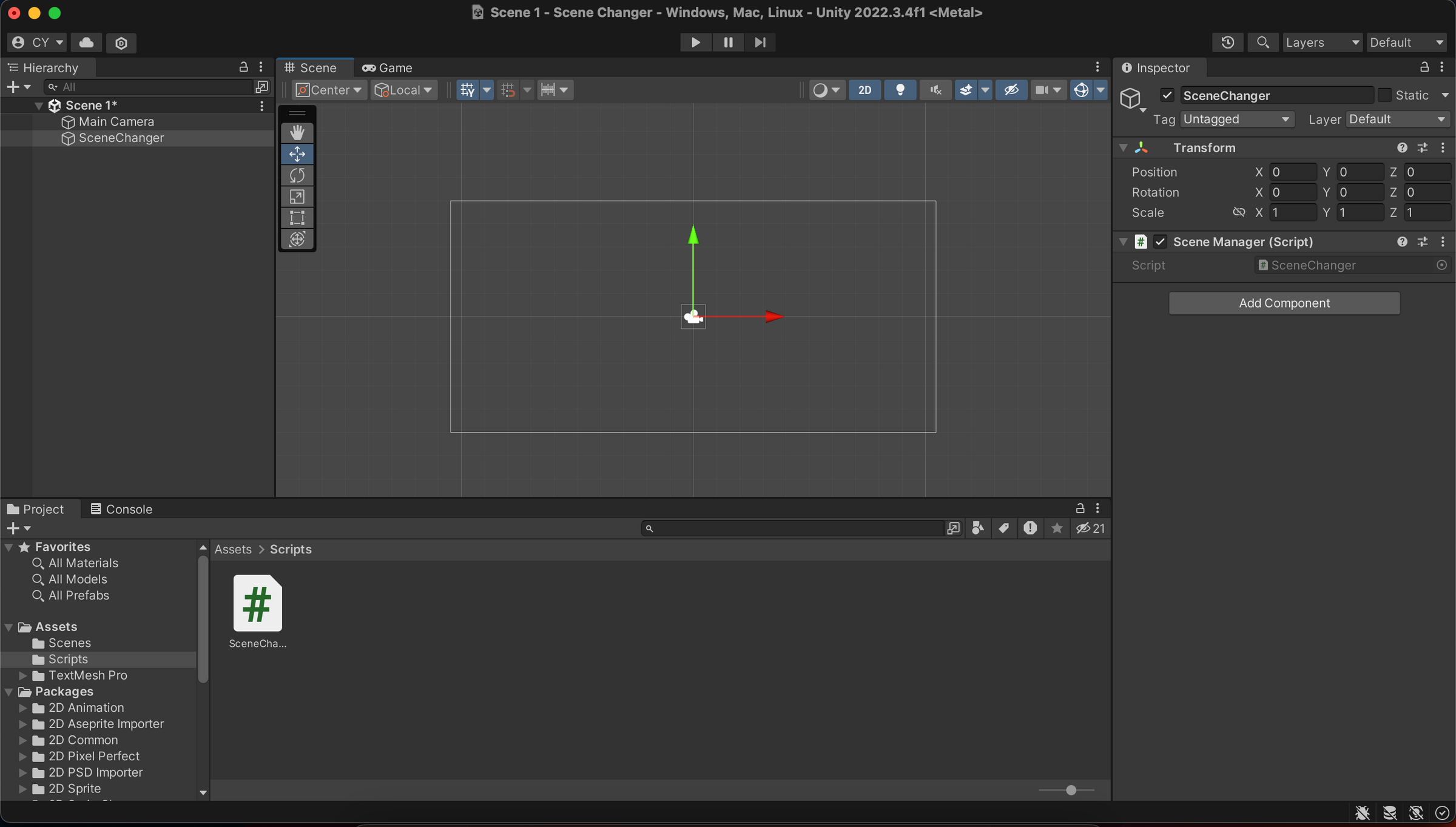Creating a Basic Scene Manager in Unity - Yarsa DevBlog