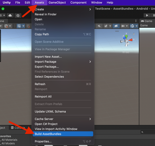 Using Asset Bundles in Unity