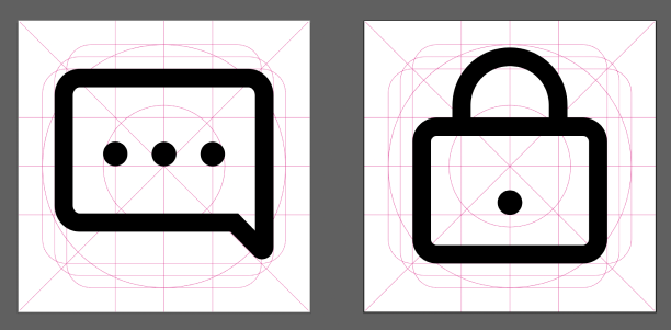 Tips for Designing Icons in a Keyline Grid - Yarsa DevBlog