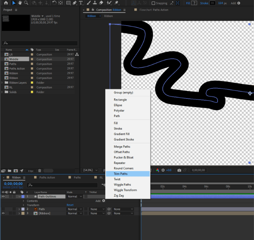Fake Ribbon Animation in After Effects - Yarsa DevBlog