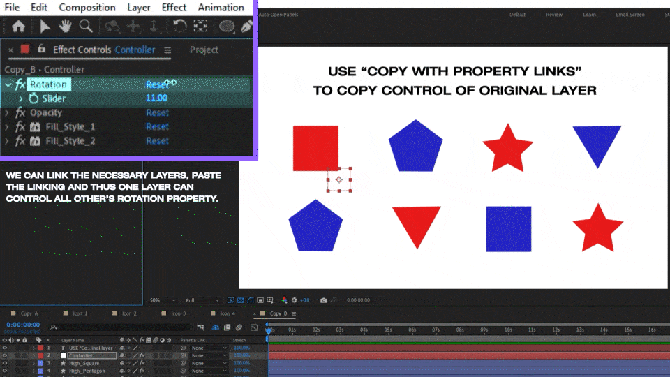 What are the Copy Options in After Effects? - Yarsa DevBlog